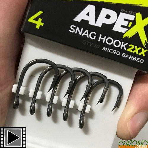Hamecon ridgemonkey ape x snag hook 2xx par 10 – Chrono Carpe